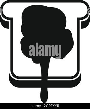 Einfaches Vektorsymbol Brot. Illustration Symbol Design Vorlage für Web ...