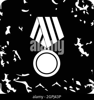 Auszeichnung, eine Medaille der Ehre Symbol unterzeichnen. Nahtlose ...