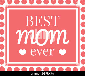 Vector Illustration Stil der Karte die besten Wünsche für cute Blatt ...