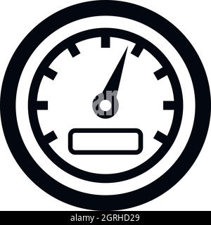 Tacho-Symbol im einfachen Stil Stock-Vektorgrafik - Alamy