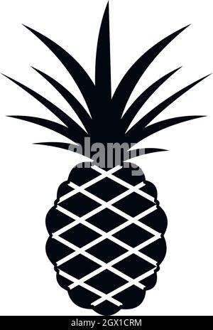 Ananas einfaches Vektor-Symbol. Illustration Symbol Design Vorlage für ...