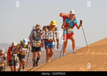 Sahara-Wüste, Marokko, 5. Oktober 2021; Kourci Dial Zaid to Jebel El ...