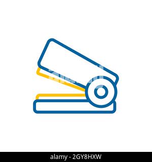 Symbol für Hefter-Kontur. Arbeitsbereichsschild. Graph Symbol für Ihre ...