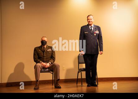 Col. Christopher Smith scheidet am 8. Januar 2021 aus der US Air ...