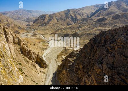 Blick über die Schlucht des Chearkent-Tores, Chimtal-Bezirk, Mazar-E ...