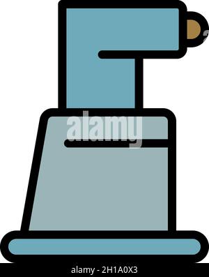 Refraktometer-Symbol. Kontur Refraktometer Vektor Symbol Farbe flach ...