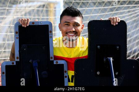 salvador, bahia / brasilien - 20. januar 2017: Kieza, der Vordente der ...