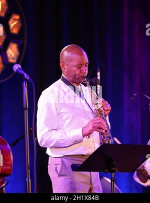 Krakau, Polen - 11. Juli 2021: Das Branford Marsalis Quartett live bei ...