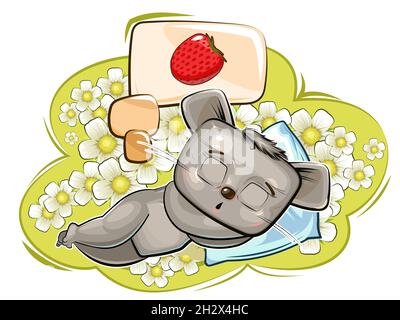 Vektor cartoon Animal clipart: Maus Mäuse pet Stock-Vektorgrafik - Alamy