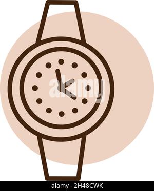 Armbanduhr zeichen Symbol. Mechanische Uhr Symbol. Bunten Tasten ...