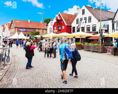 Vagen Altstadt in Stavanger. Stavanger ist eine Stadt in Norwegen ...