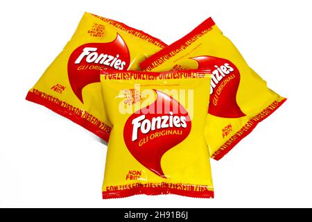 FONZIES Mais Snacks original Käse Chips knackig. Fonzies gehört ...