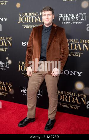Actor Grey Henson attends the world premiere of "A Journal for Jordan ...