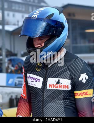 Winterberg, Deutschland. 12th Dez 2021. Bob: Weltmeisterschaft, zwei ...