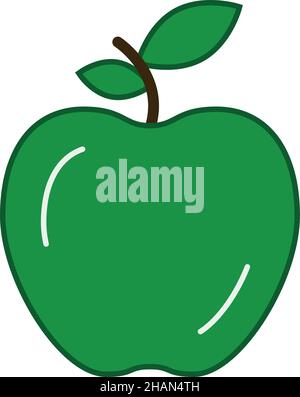 Obst-Symbol-Vektor, gefüllt flache Zeichen, solide Piktogramm isoliert ...