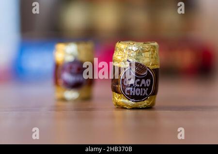 POZNAN, POLEN - 02. Jul 2019: Eine selektive Fokusaufnahme von ...