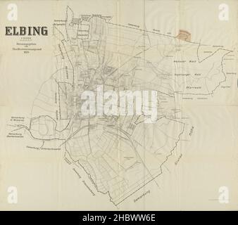 Elbląg Karte, Elbląg Poster, Elbląg Plan, Elbląg Stadt, Elblag ...