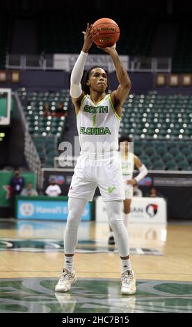 Dezember 25, 2021 - South Florida Bulls Forward Corey Walker Jr. #15 ...