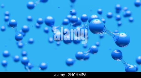 Konzept für die chemische Formel Wasserstoff H2 Stockfotografie - Alamy