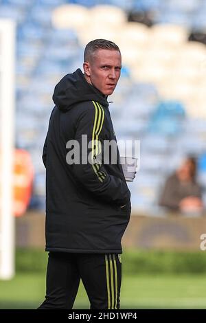 Adam Forshaw #4 von Leeds United kommt in der Elland Road vor dem ...