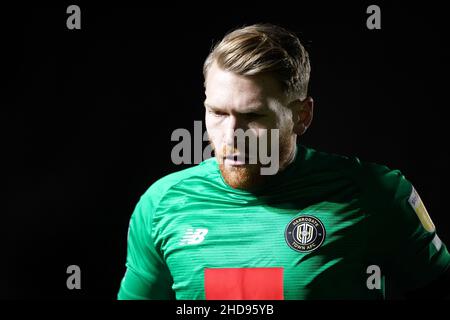 Mark Oxley of Harrogate während der EFL League zwei Spiele zwischen ...