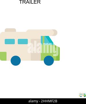 Anhänger einfaches Vektor-Symbol.perfekte Farbe modernes Piktogramm auf ...