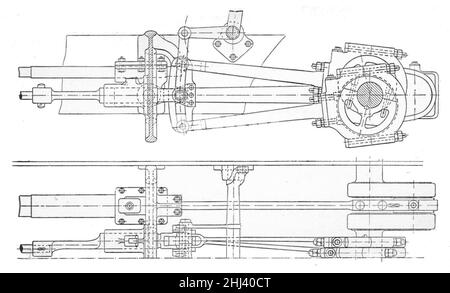 Das Stephenson Howe Link Valve Gear, wie in Howdens *Boys’ Book of ...