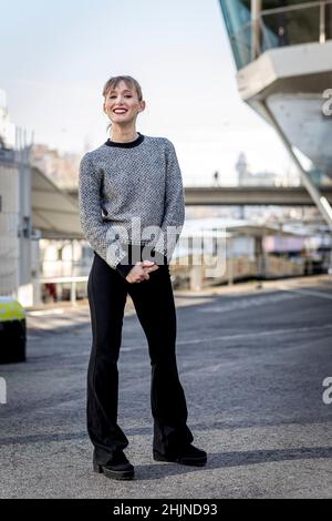 Wien, Österreich. 27th Januar 2022. Die Schauspielerin Theresa Riess ...