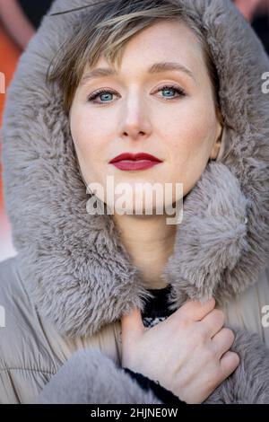 Wien, Österreich. 27th Januar 2022. Die Schauspielerin Theresa Riess ...