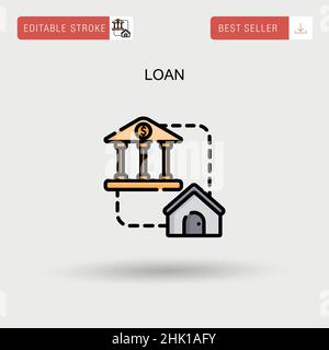 Einfaches Vektorsymbol für Banker. Illustration Symbol Design Vorlage ...