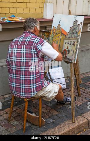 Drei Brüder, Gebäude-Ensemble, Riga, Lettland, Baltikum Stockfotografie ...