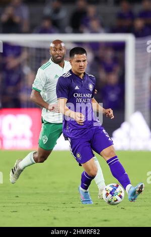 Orlando, FL: Der Mittelfeldspieler César Araújo (5) von Orlando City ...