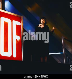 Hitparade, ZDF Musiksendung, Auftritt der französischen Sängerin ...