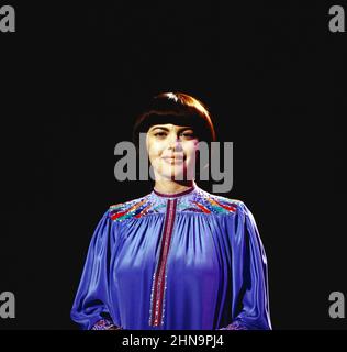 Hitparade, ZDF Musiksendung, Auftritt der französischen Sängerin ...