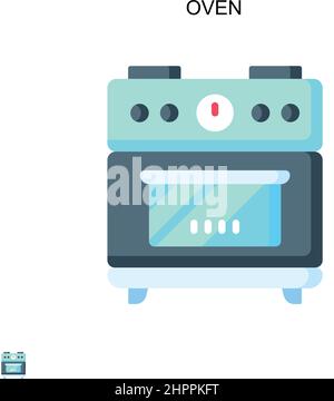 Einfaches Vektorsymbol für Backöfen. Illustration Symbol Design Vorlage ...