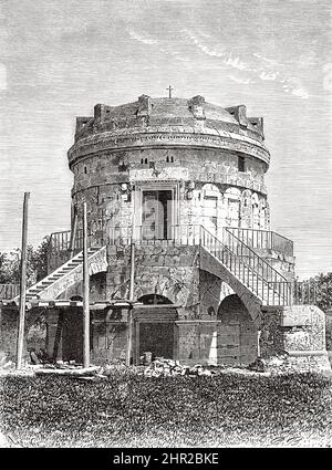 Italien. Ravenna. Mausoleum des Theoderich. 520 n. Chr. von Theoderich ...