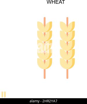 Getreide Icon Set, einfachen Stil Stock-Vektorgrafik - Alamy