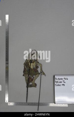 Schattenpuppe (Wayang Kulit) von Buta Terong, aus dem Set Kyai Nugroho ...