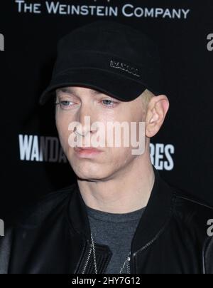 Eminem, der an der Weinstein Company teilnimmt, präsentiert die ...