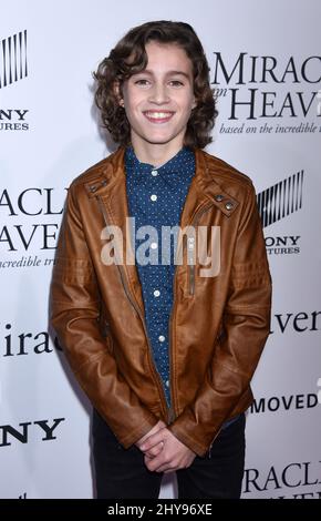 Brandon Spink bei der Premiere von „Miracles from Heaven“ in Los ...