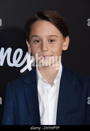 Finley Hobbins kommt zur Disney-Premiere von „Dumbo“, die am 11. März ...