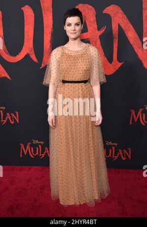 Jaimie Alexander, der am Montag, den 9. März 2020, an der Disney-Mulan ...