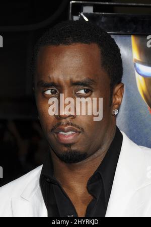 Sean Combs bei der Premiere von Paramount Pictures 'Iron man' im ...