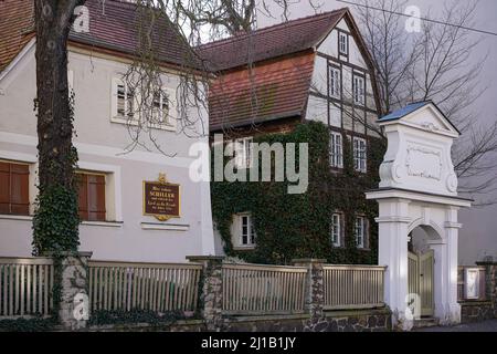 Das Schillerhaus ist ein kleines ehemaliges Bauernhaus im Leipziger ...