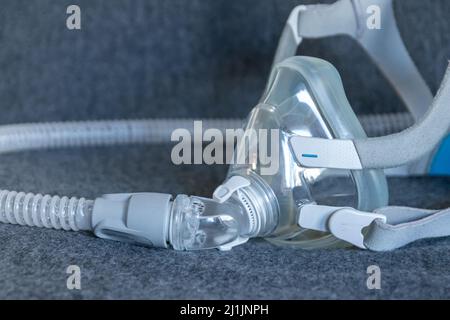CPAP-Maske mit Vollmaske cpap-Maschine gegen obstruktive Schlafapnoe ...
