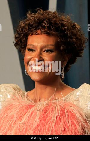 Ryan Michelle baden bei der Vanity Fair Oscar Party 2022, die von der ...