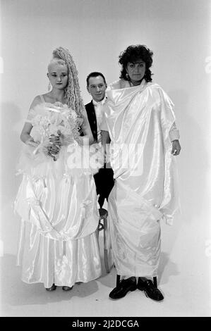 Mode von Komiker Dawn French Comedian Dawn French mit einem jungen ...