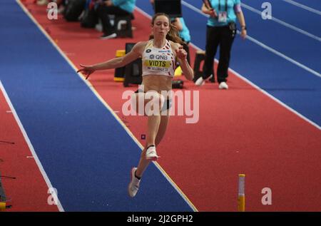 Noor VIDTS of Belgium Long Jump PENTATHLON Women während der ...