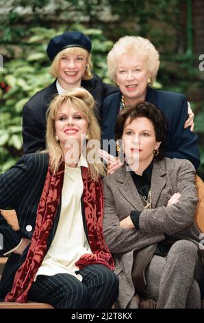 Die Stars von „Absolutely Fabulous“, die bei der Vorstellung einer ...