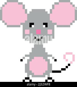 Pixelpark. Retro 8-Bit-Spiel blauer Himmel, Pixel Bäume und Parks Bank ...